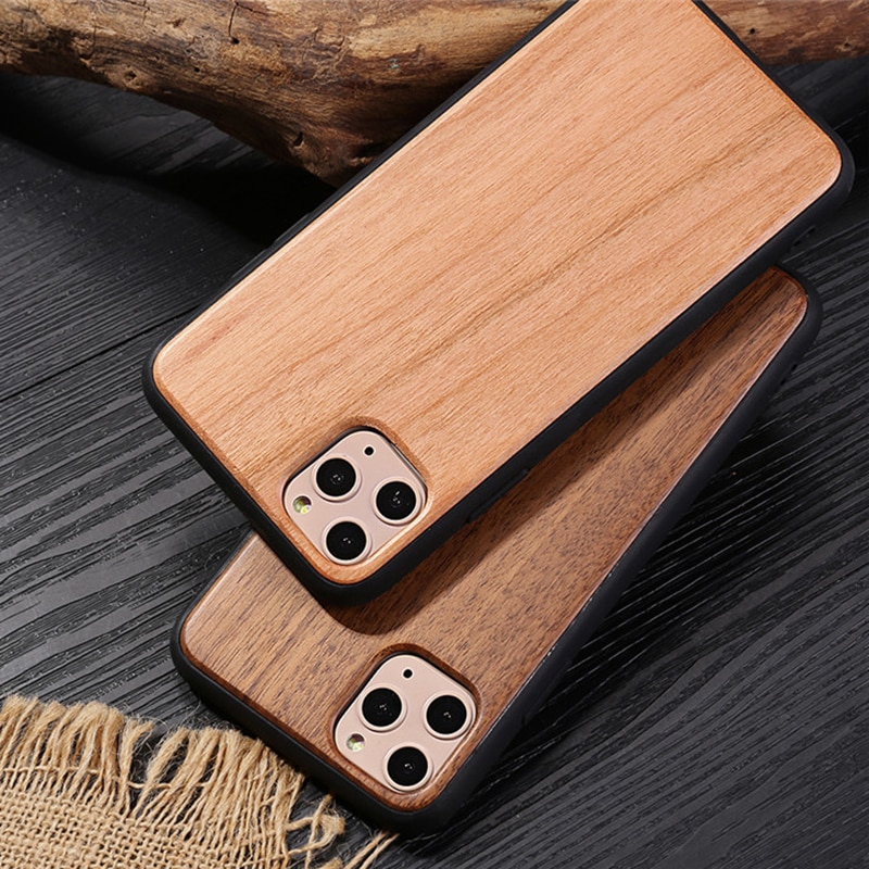 Natural Wood Case for iPhone 11, 11 Pro, 11 Pro Max, XS Max, XS, XR, X ...